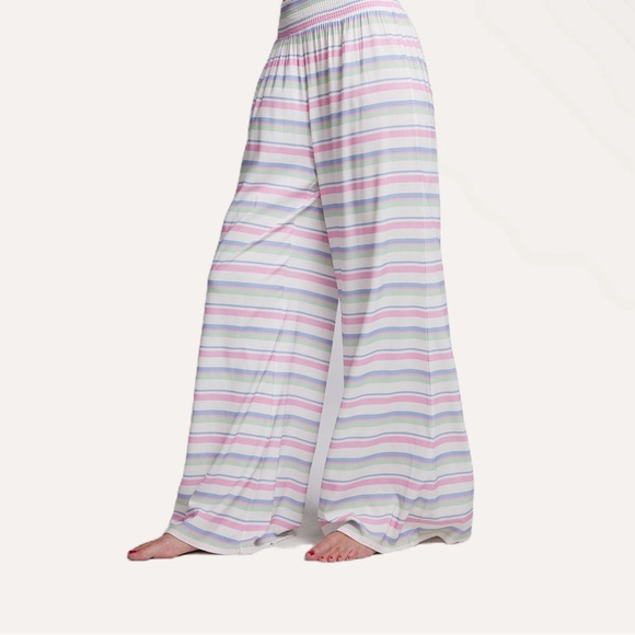 Chaser | Pants & Jumpsuits | Nwt Chaser Bari Positano Striped Trouser ...